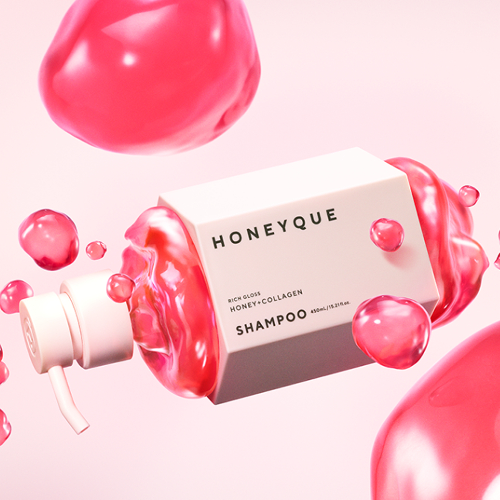 HONEYQUE Rich Gloss Honey Collagen Shampoo 450 ml – LAMOUR Beauty & Life